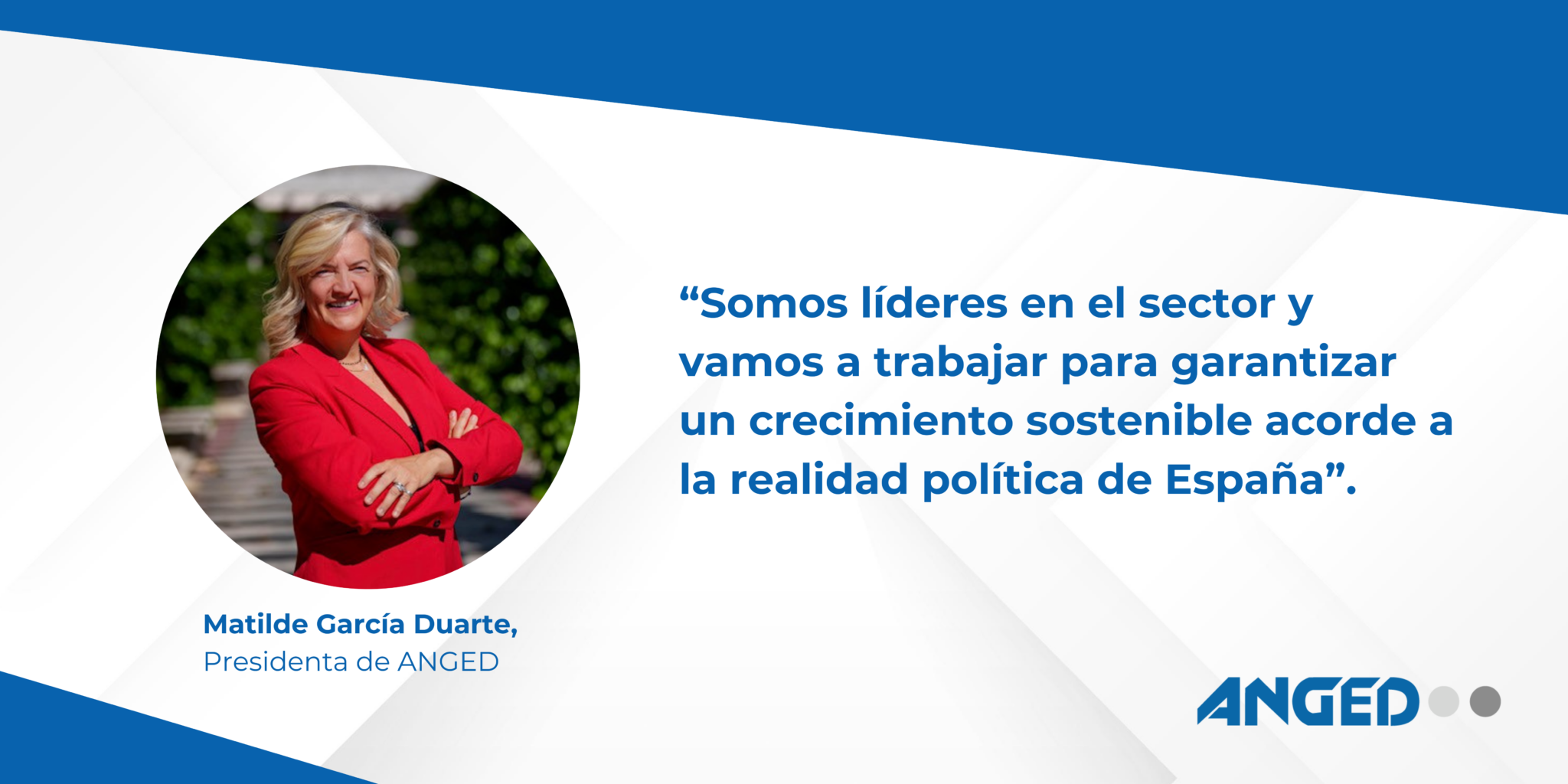 Matilde García Duarte, nueva presidenta de ANGED